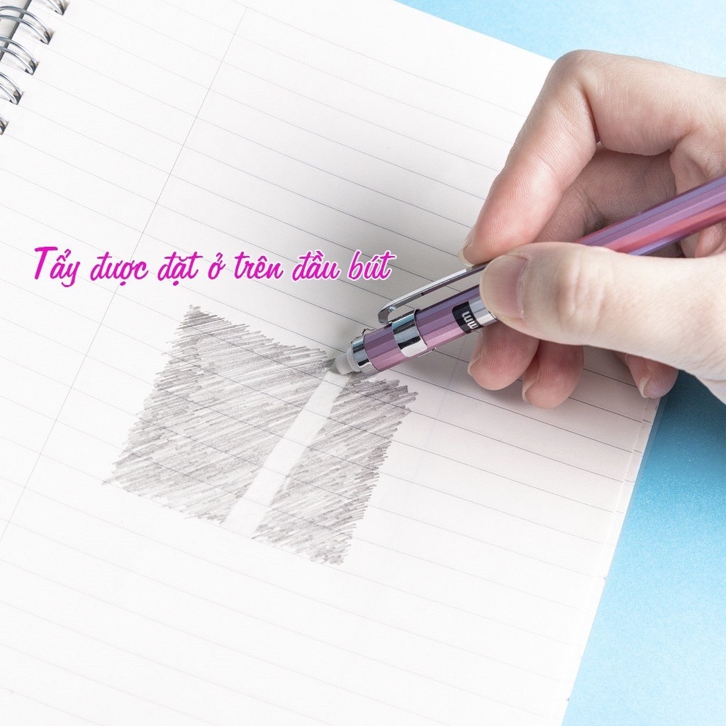 Bút chì kim Deli 6493 0.7mm với ngòi bền chắc, nét viết đậm